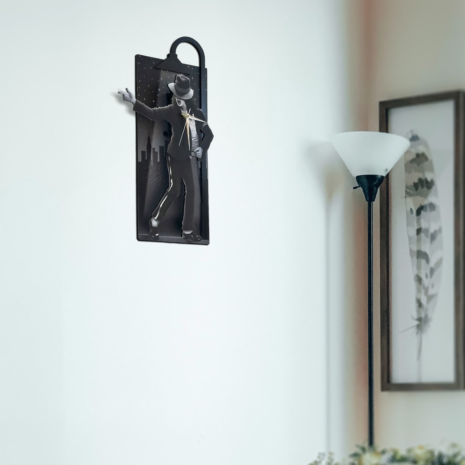 Charlie Chaplin Pendulum Wall Clock Chaplin Swinging Legs - Etsy