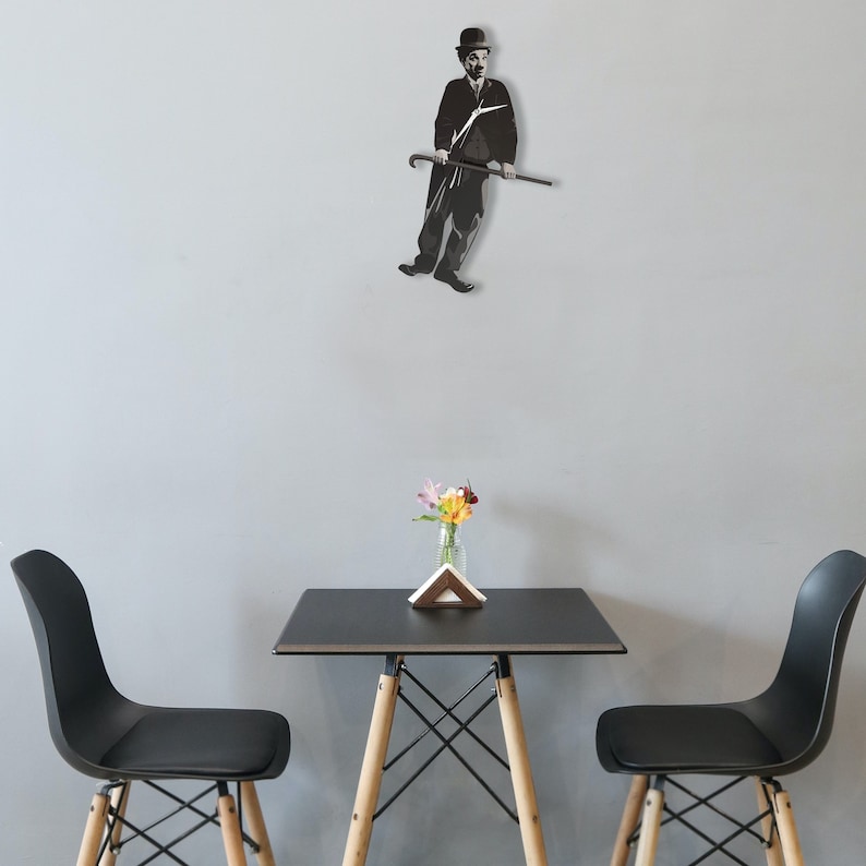Charlie Chaplin Pendulum Wall Clock Chaplin Swinging Legs | Etsy