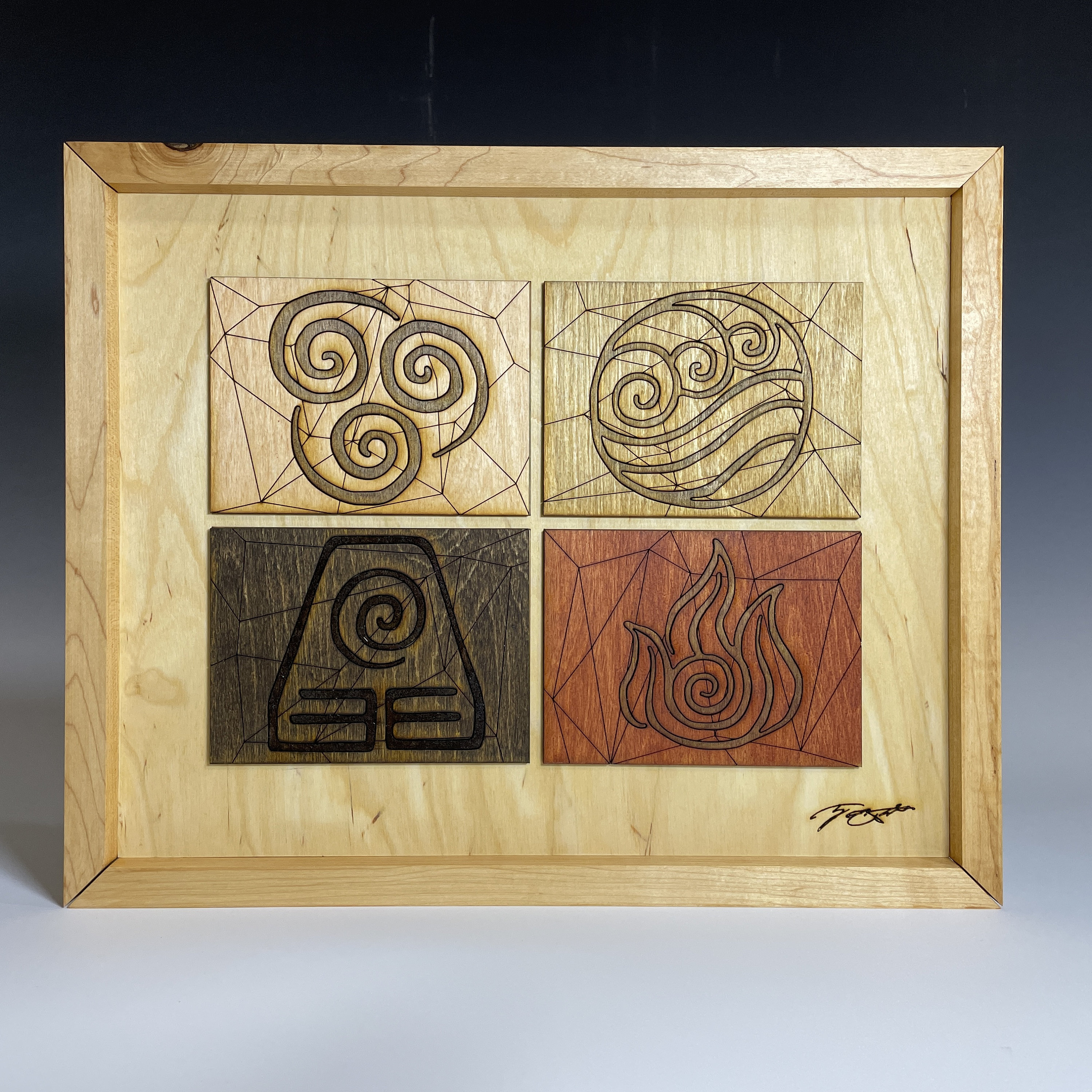 Home Decor Ready to Hang - Laser Cut Wood Avatar: The Last Airbender ...