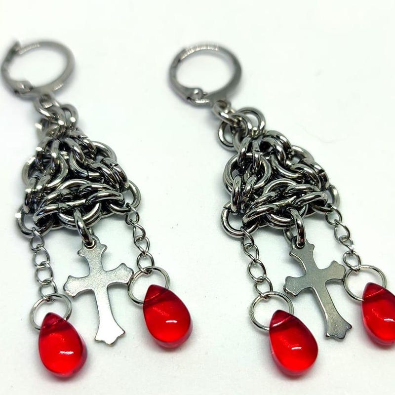 Chainmail Cross - Etsy