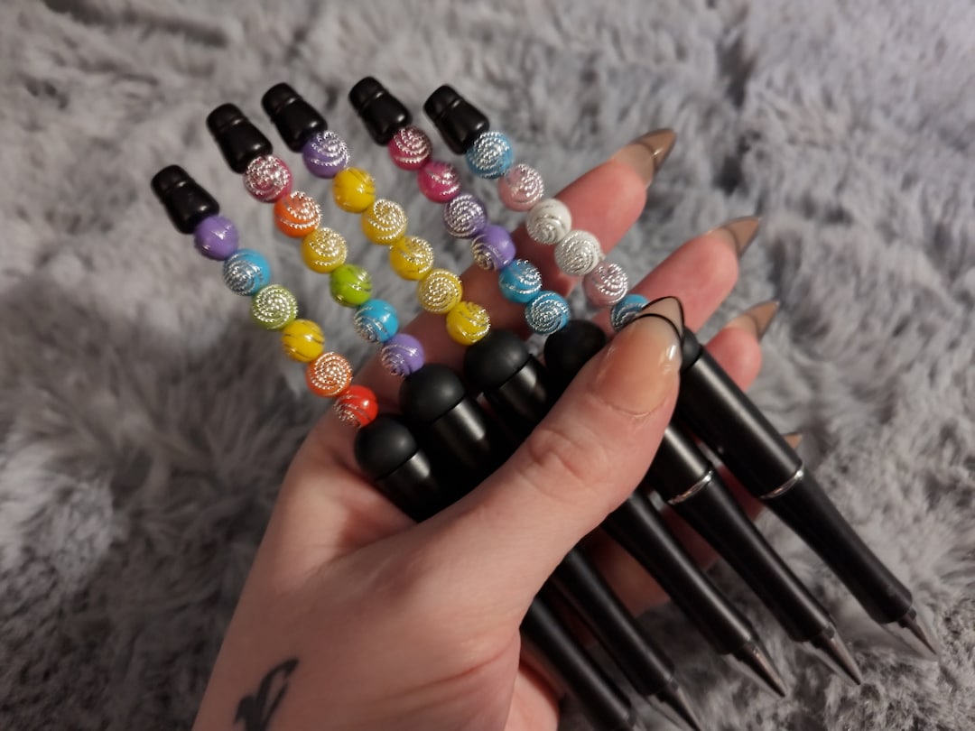 Pride Themed Beaded Pens - Etsy