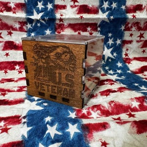 Proudly Served Service Member Dog Tag Display Box (NOT PERSONALIZED) - Etsy