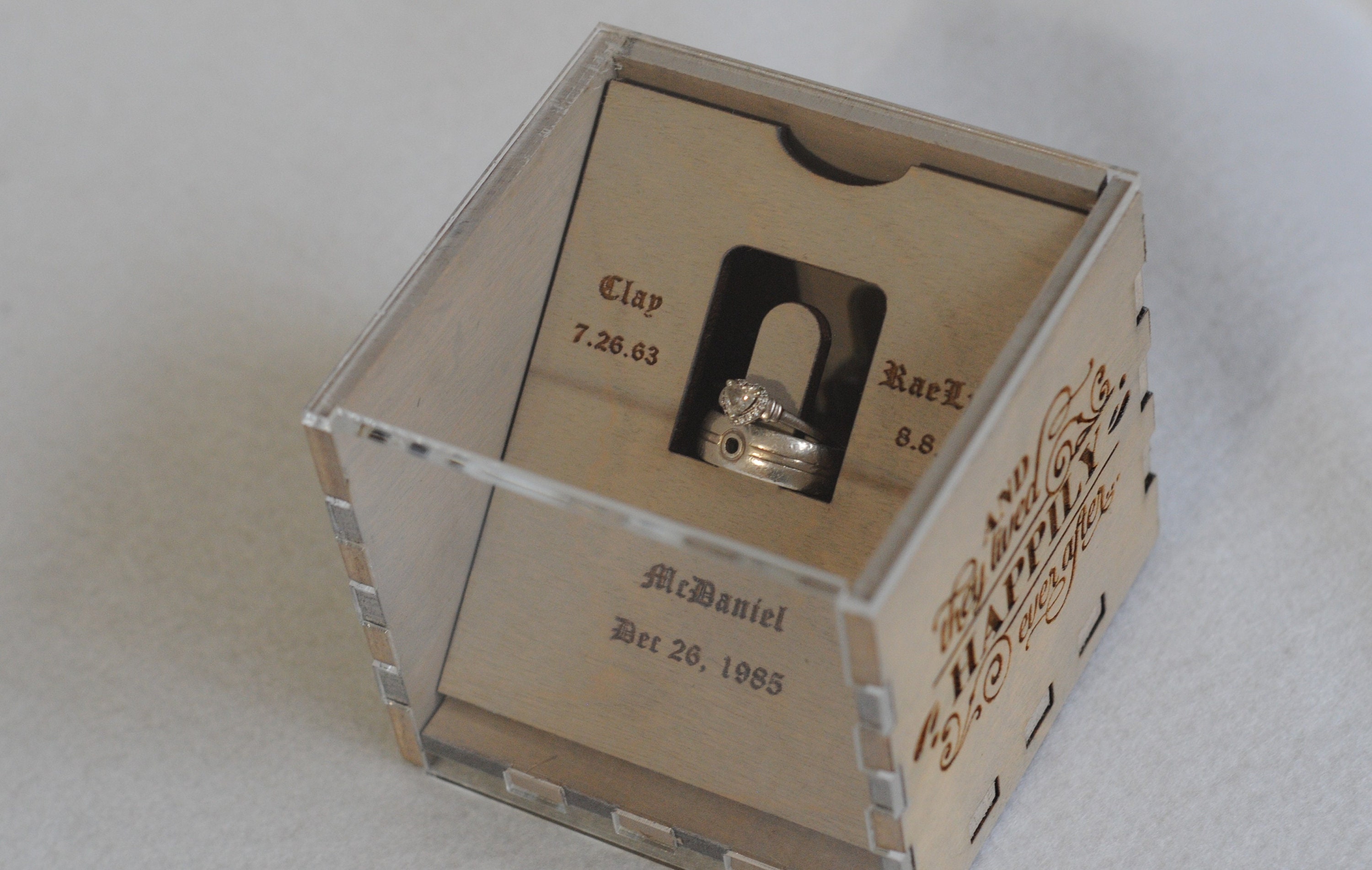 Ring Display Box - Etsy