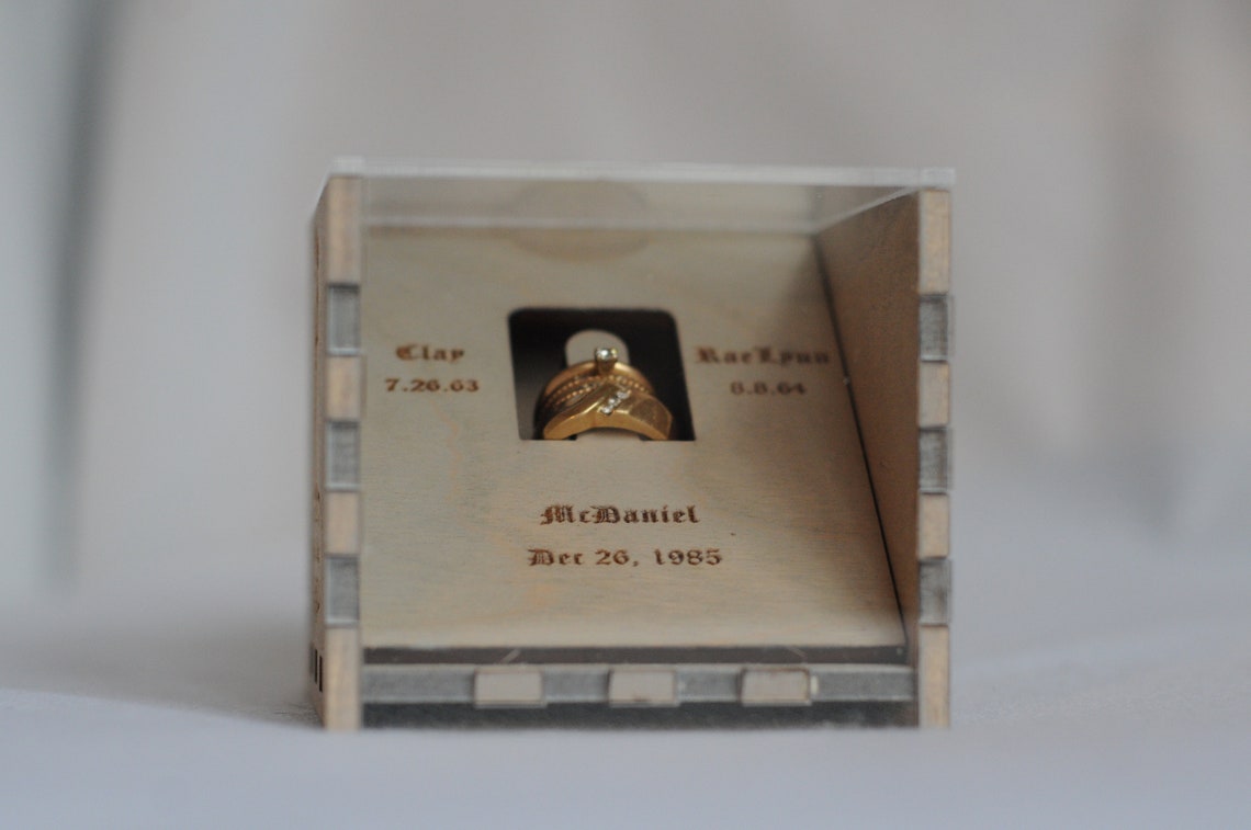 Ring Display Box - Etsy