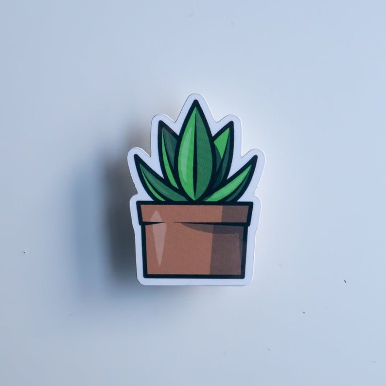 Aloe Vera Sticker - Etsy