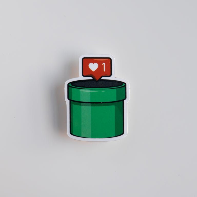 Modern Power up Sticker - Etsy