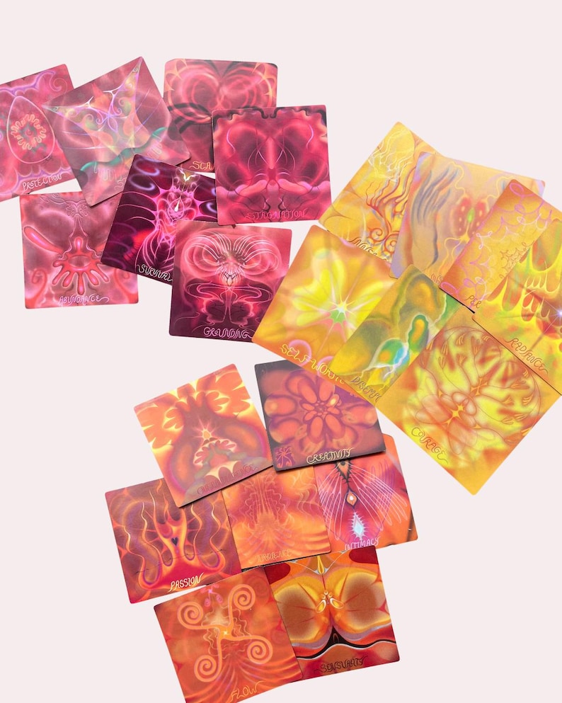 The Visionseed Oracle: Luxury, Indie-made Chakra Oracle Deck - Etsy