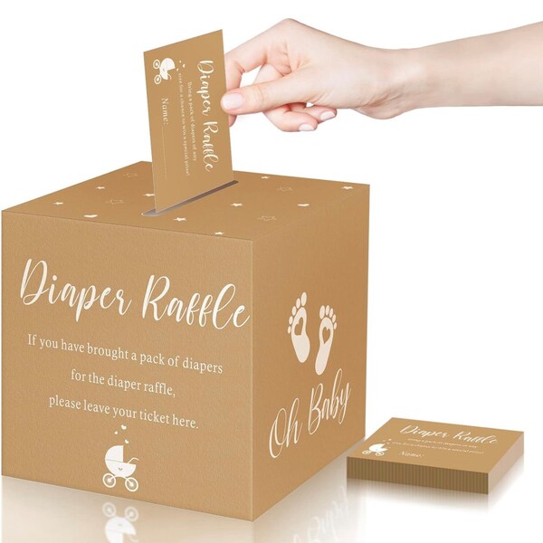 Diaper Raffle Box - Etsy