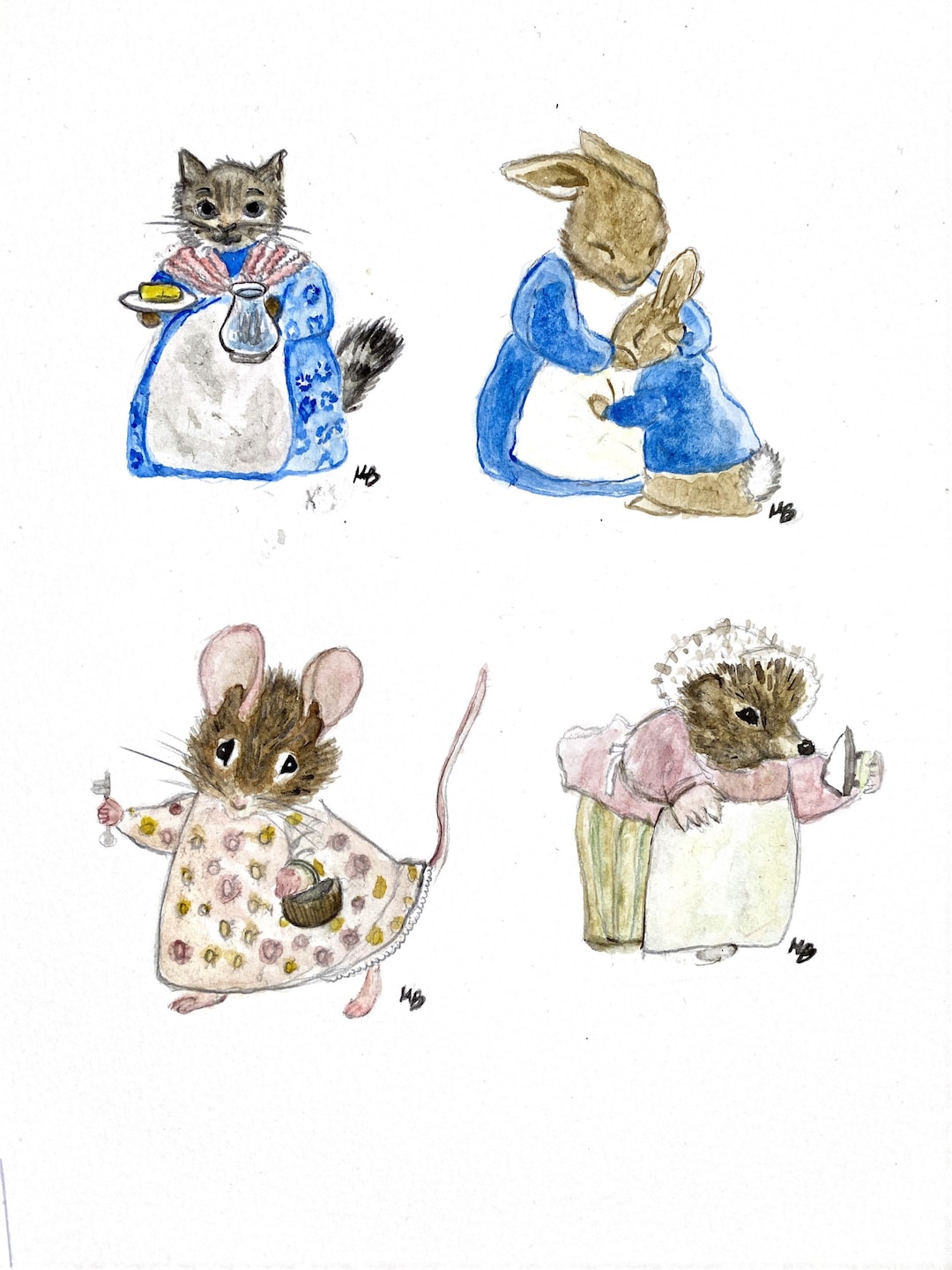 Beatrix Potter Sticker Pack - Etsy