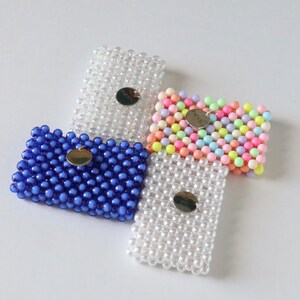 Beaded Card Holder, Beaded Wallet - Etsy