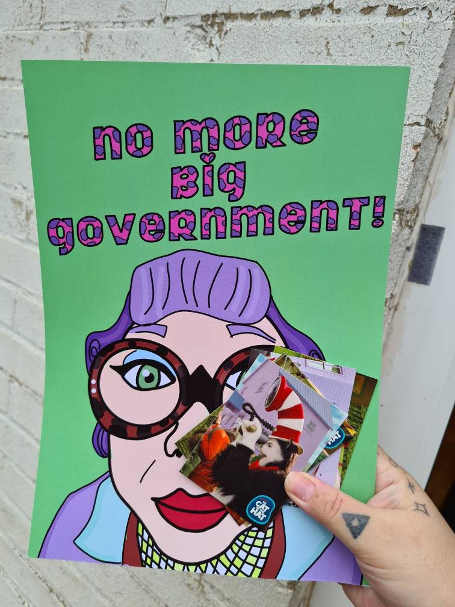 Cat in the Hat 2003 Movie Mrs Kwan Inspired Unframed A4 Print // Wall ...