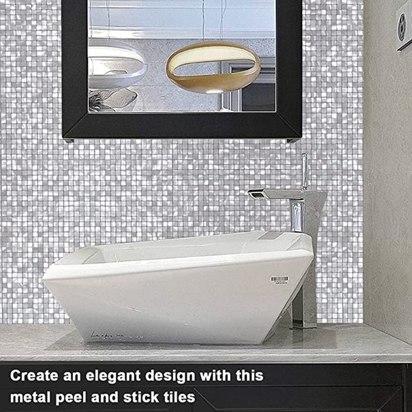 Silver Backsplash - Etsy