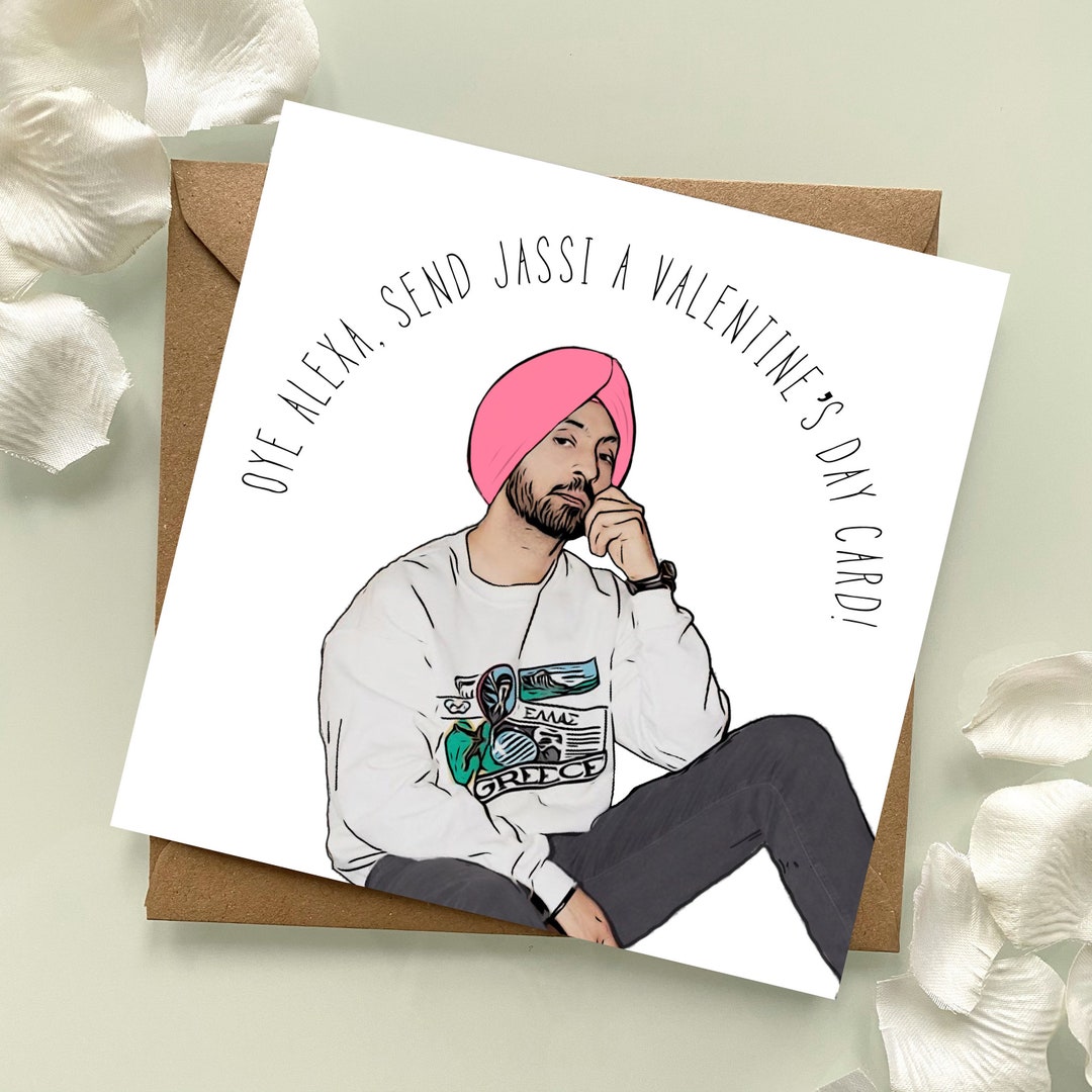 Diljit Inspired Greeting Card | Rangolicards, Rangoliofficial, South ...