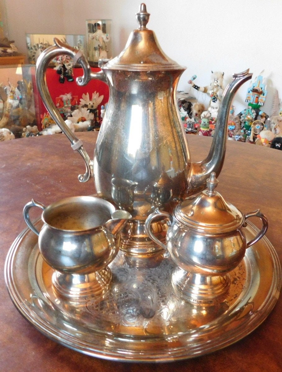 FB Rogers Tea Set - Etsy