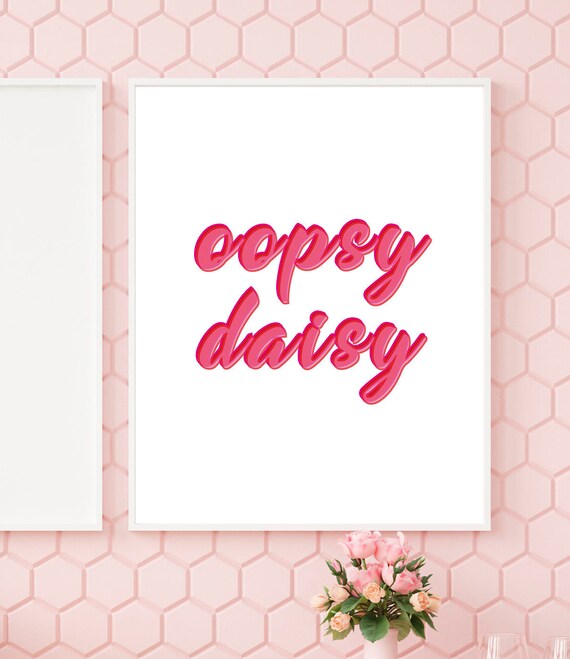 Oopsy Daisy Famous Quote Wall Art Music Movie Poster Print | Etsy