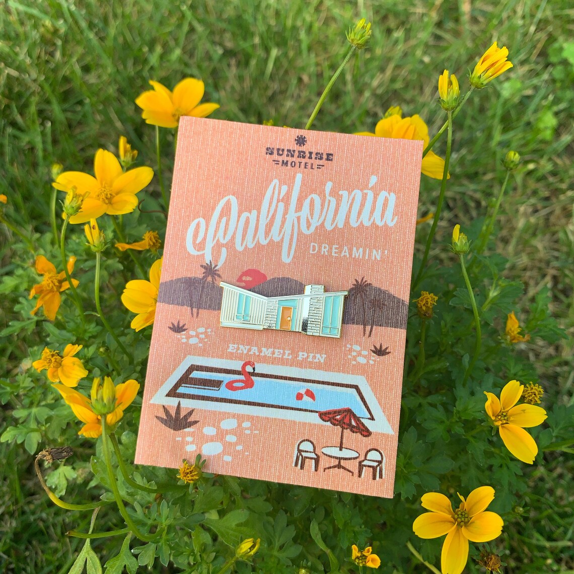 California Dreamin’ Enamel Pin - Etsy