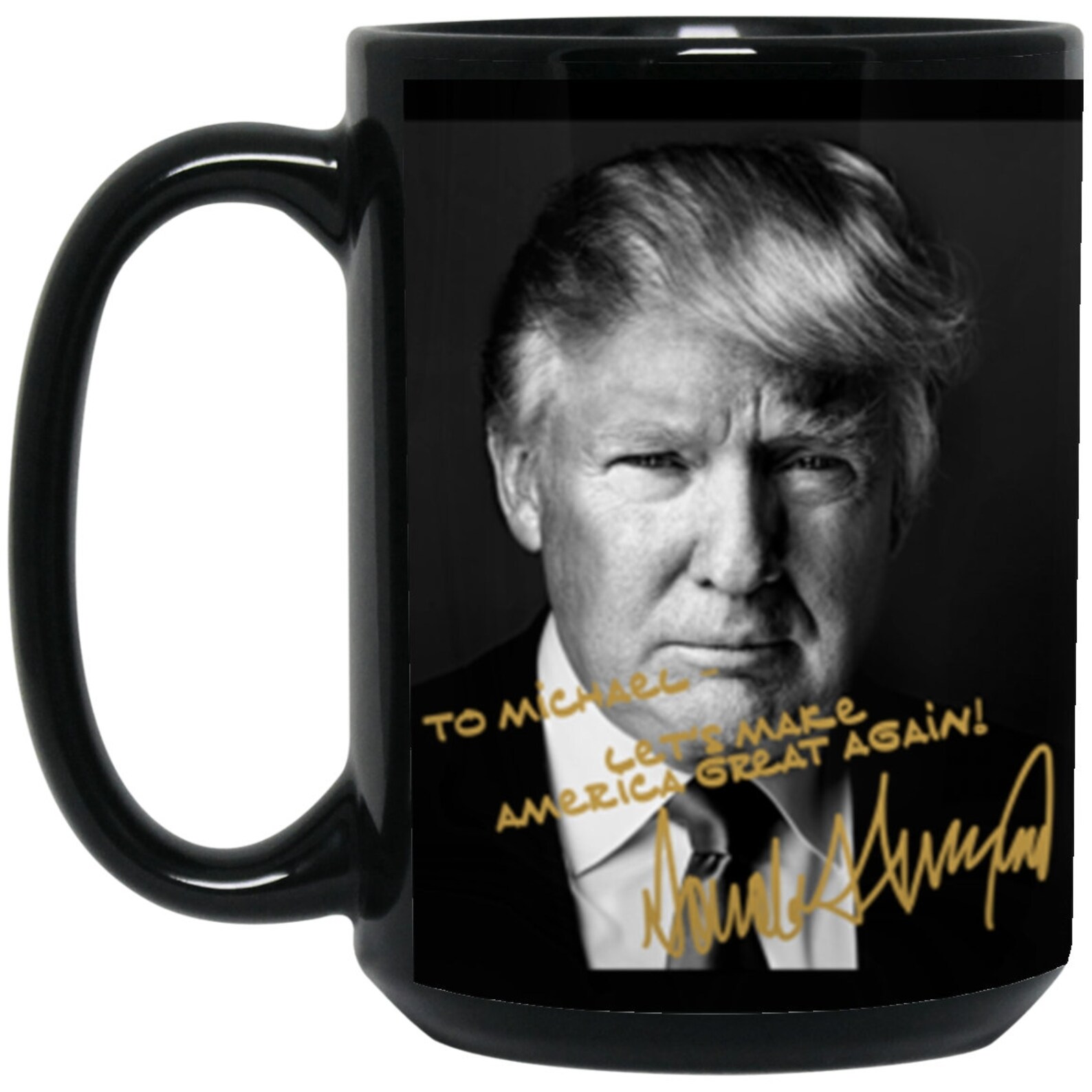 Personalized President Donald Trump Autographed Mug/ Trump Autographed ...