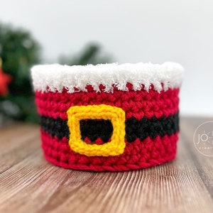 Christmas Basket Crochet Pattern | Christmas Crochet Basket | Christmas ...