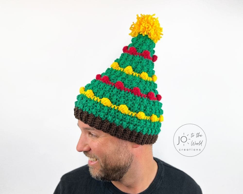 Crochet Christmas Tree Hat Pattern - Etsy