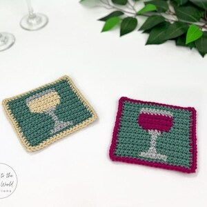 Wine Coasters Crochet Pattern - Etsy