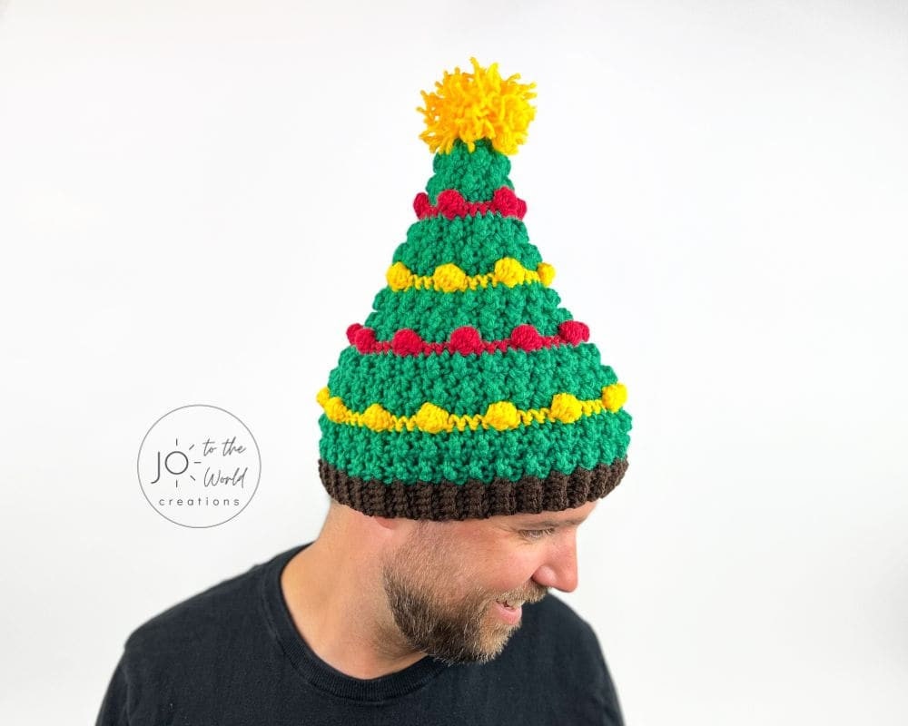 Crochet Christmas Tree Hat Pattern - Etsy