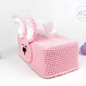 Easter Bunny Tissue Box Cover Crochet Pattern - Etsy