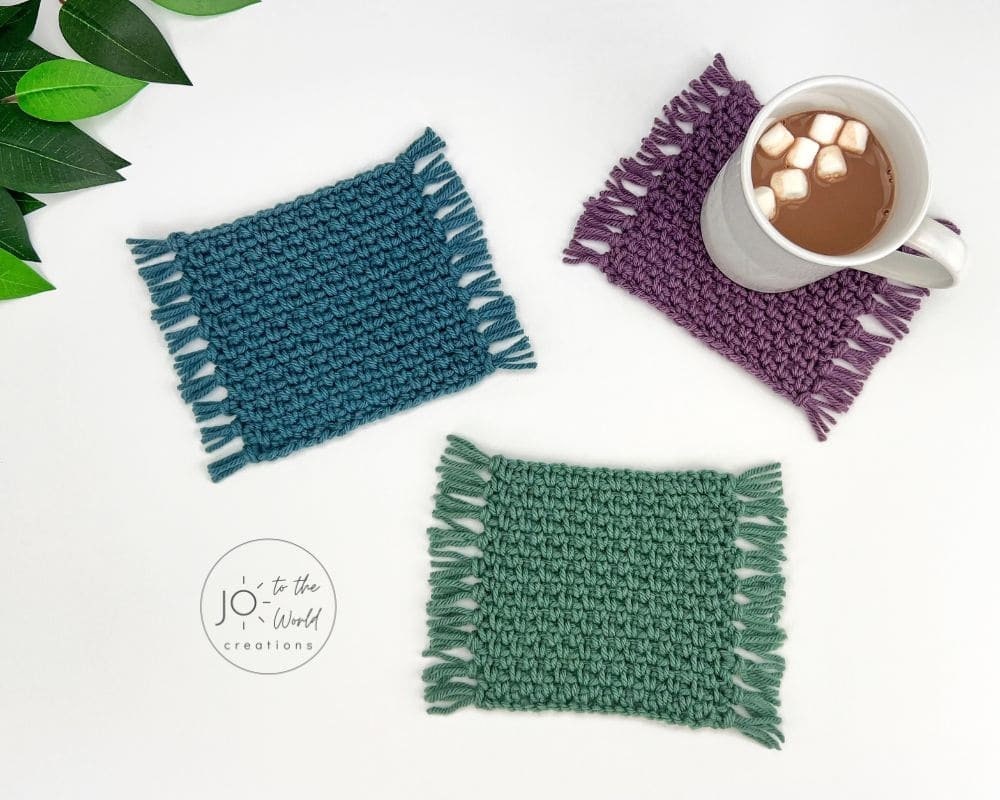 Easy Mug Rug Crochet Pattern Crochet Coaster Pattern - Etsy