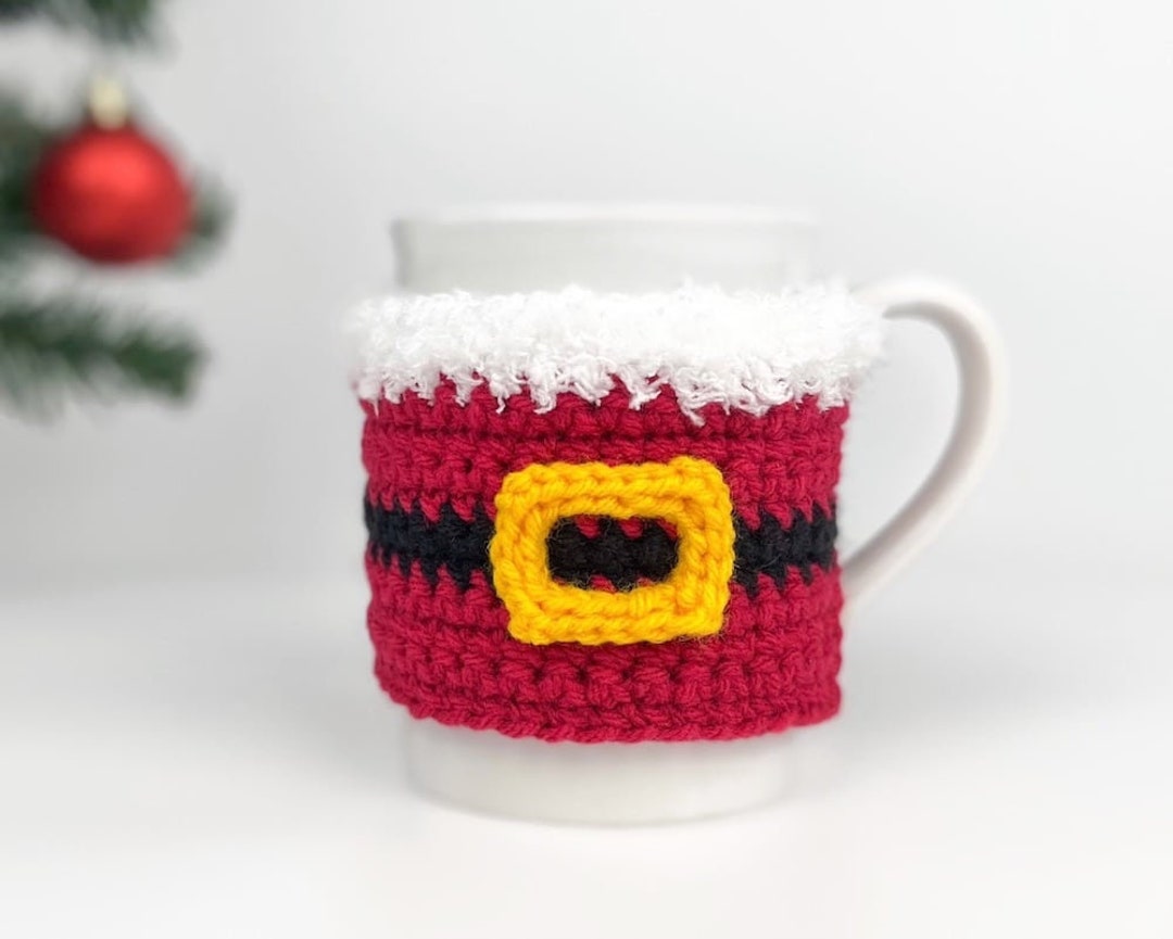 Christmas Mug Cozy Crochet Pattern | Christmas Crochet Mug Cover ...