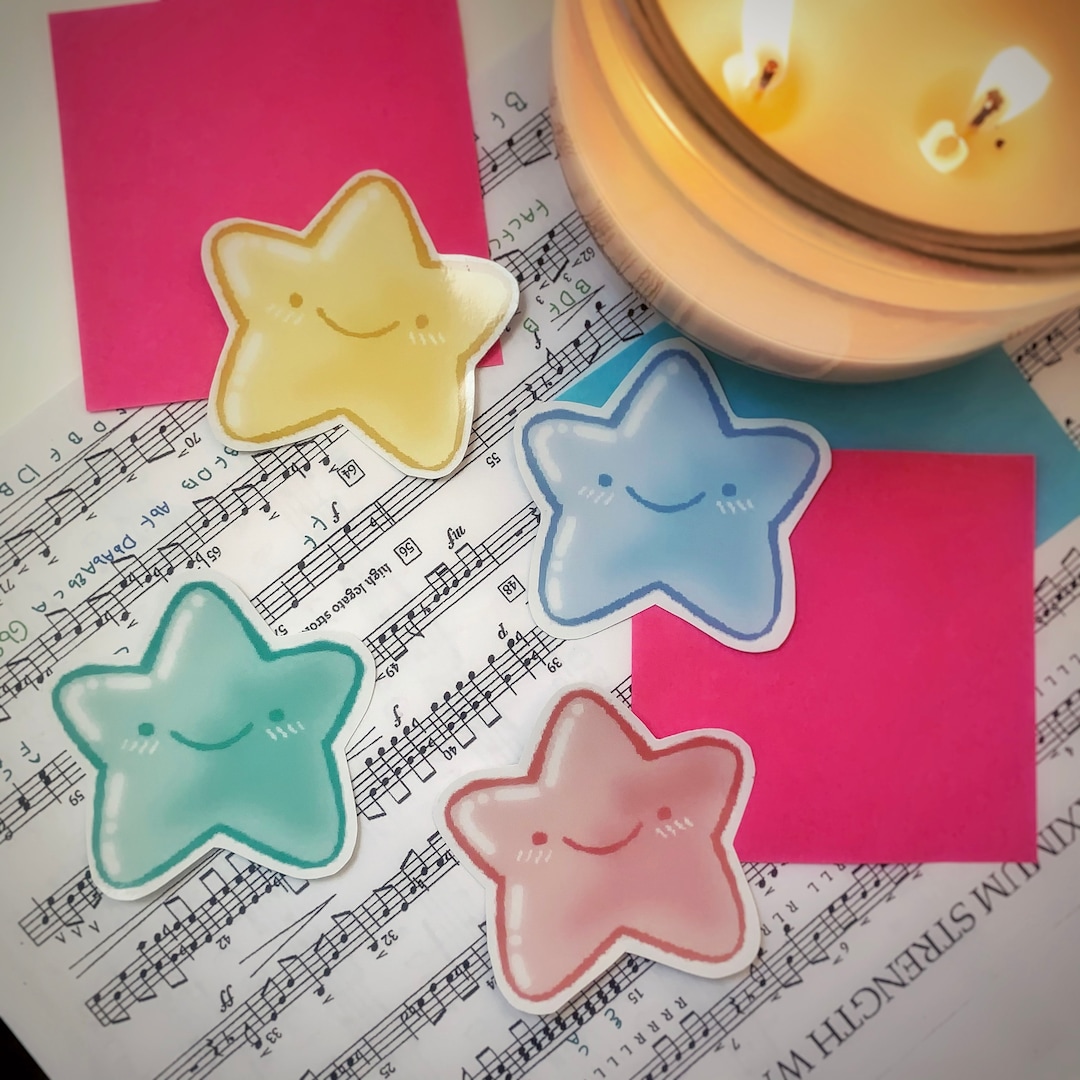 Cute Star Stickers - Etsy