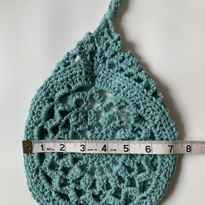 Crochet Teardrop Basket Crochet Hanging Basket 70 Color - Etsy
