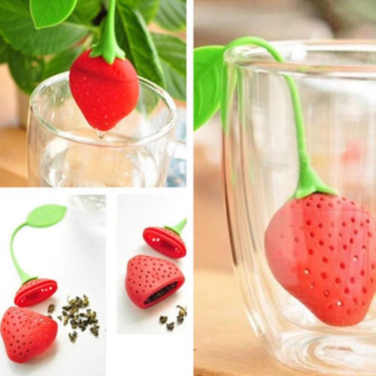 Tea Infuser Strawberry Tea Strainer Gift Tea Infuser Cute - Etsy
