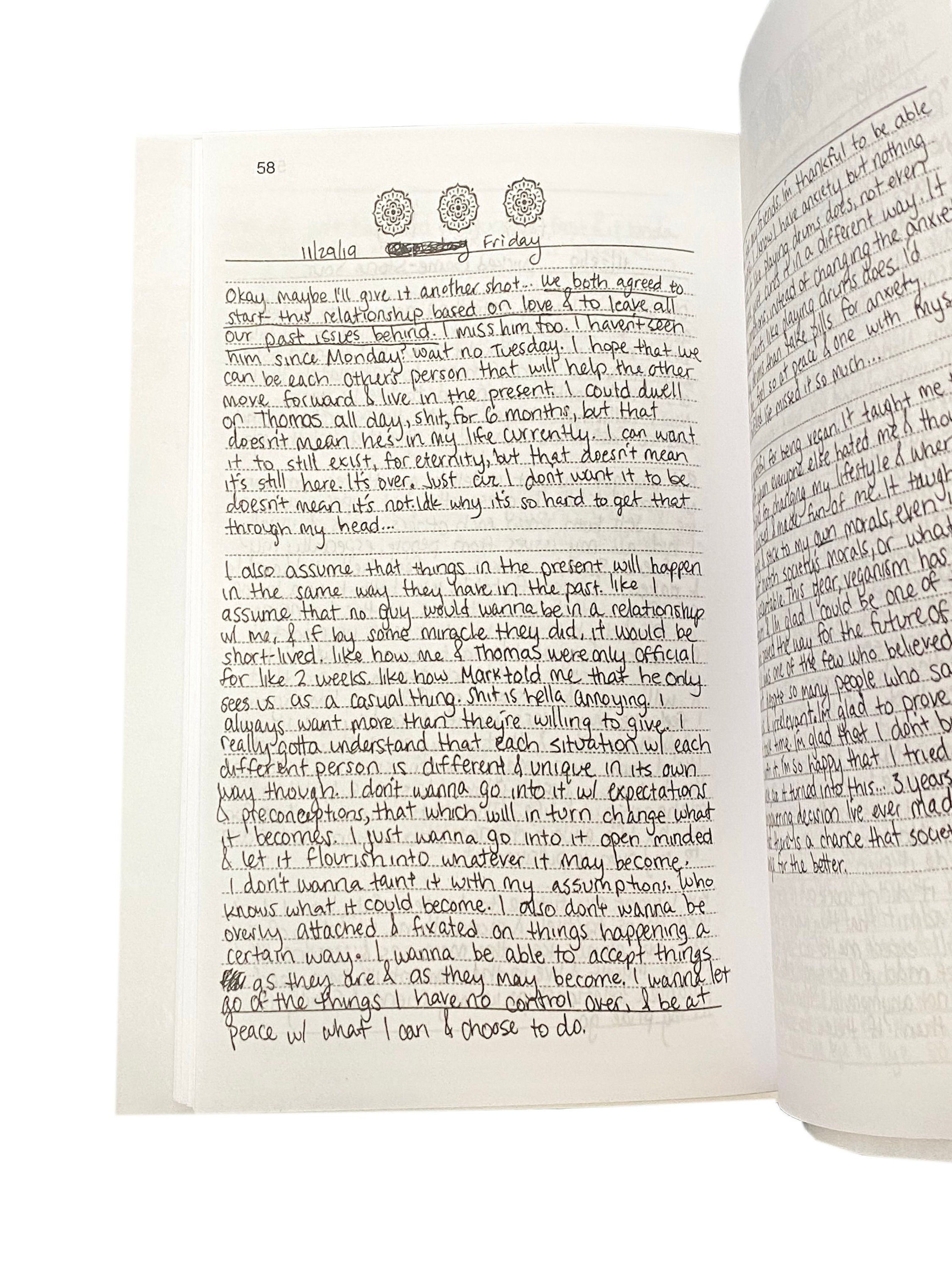 2019 Handwritten Diary of Dina Lily Used Journal Diaries | Etsy