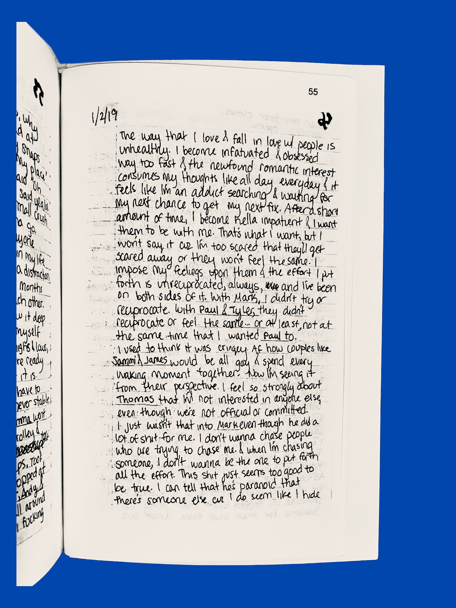 2018-2019 Used Handwritten Diary of 23-year-old Dina Lily (printed Copy ...