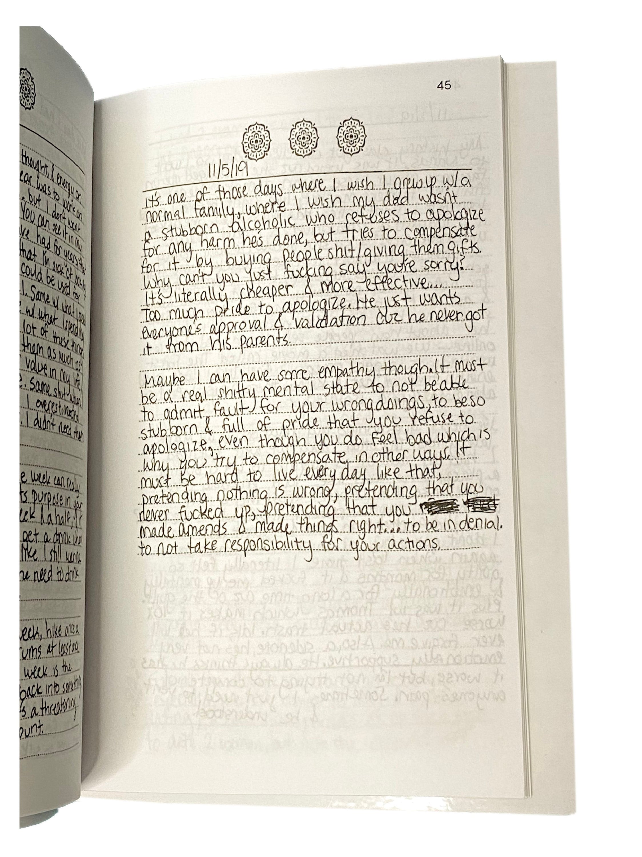 2019 Handwritten Diary of Dina Lily Used Journal Diaries | Etsy