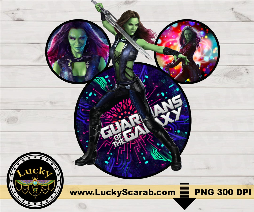 Gamora Neon Mickey Ears, Guardians, Galaxy, Mickey Ears, Digital ...