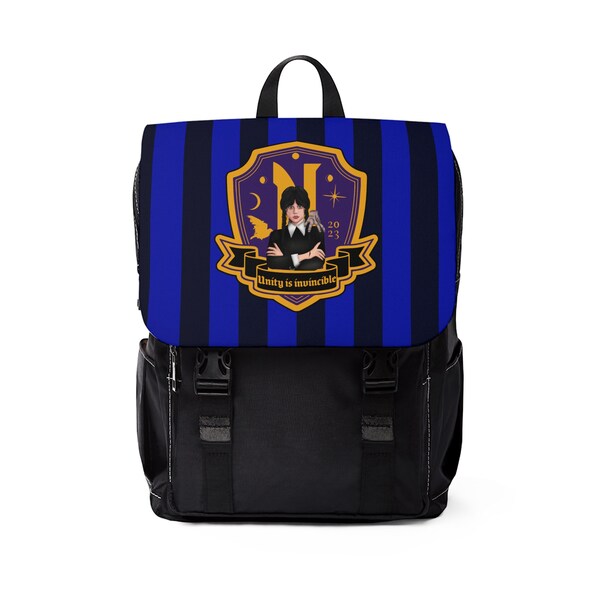 Wednesday Addams Nevermore Backpack - Etsy