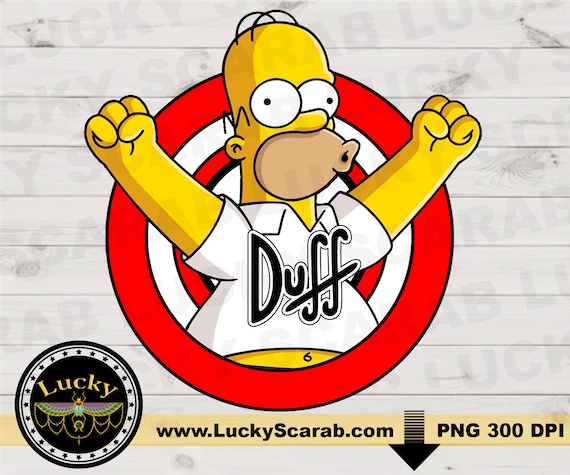 Duff Beer Logo Circle