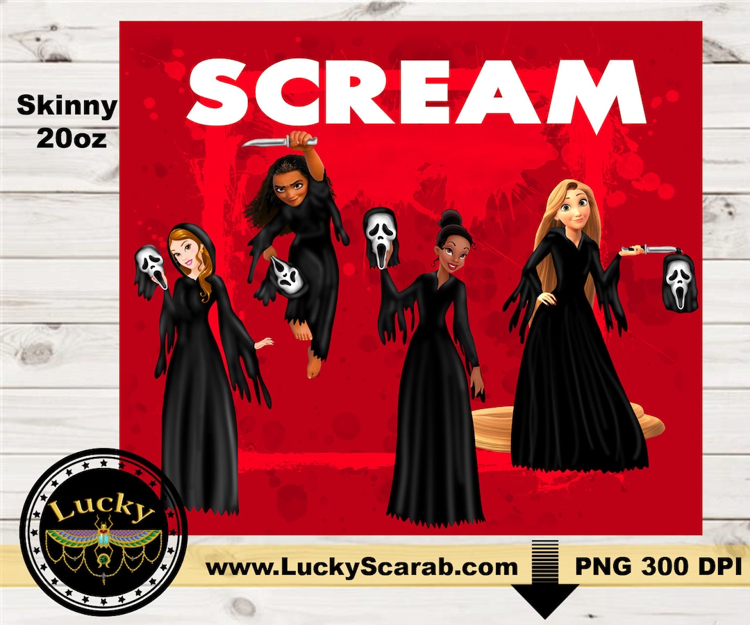 Horror Princess Scream Princess Ghost Tumbler Digital - Etsy