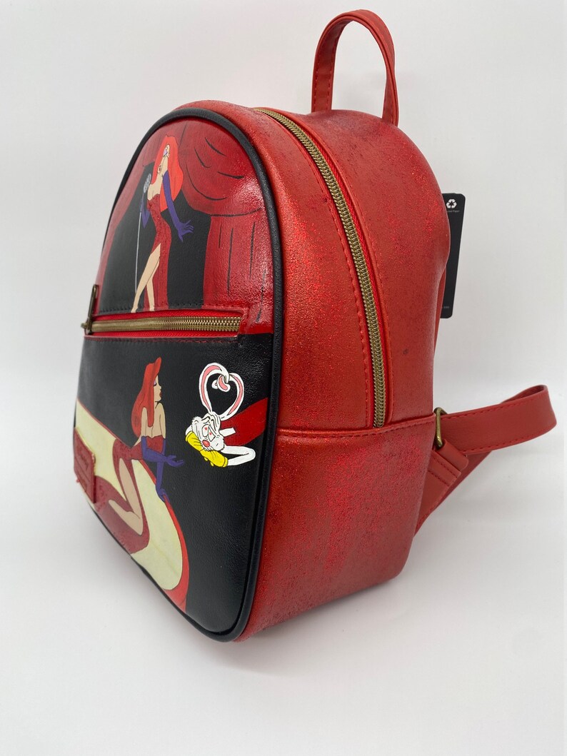 Jessica Rabbit Backpack Roger Rabbit Backpack Custom painted | Etsy