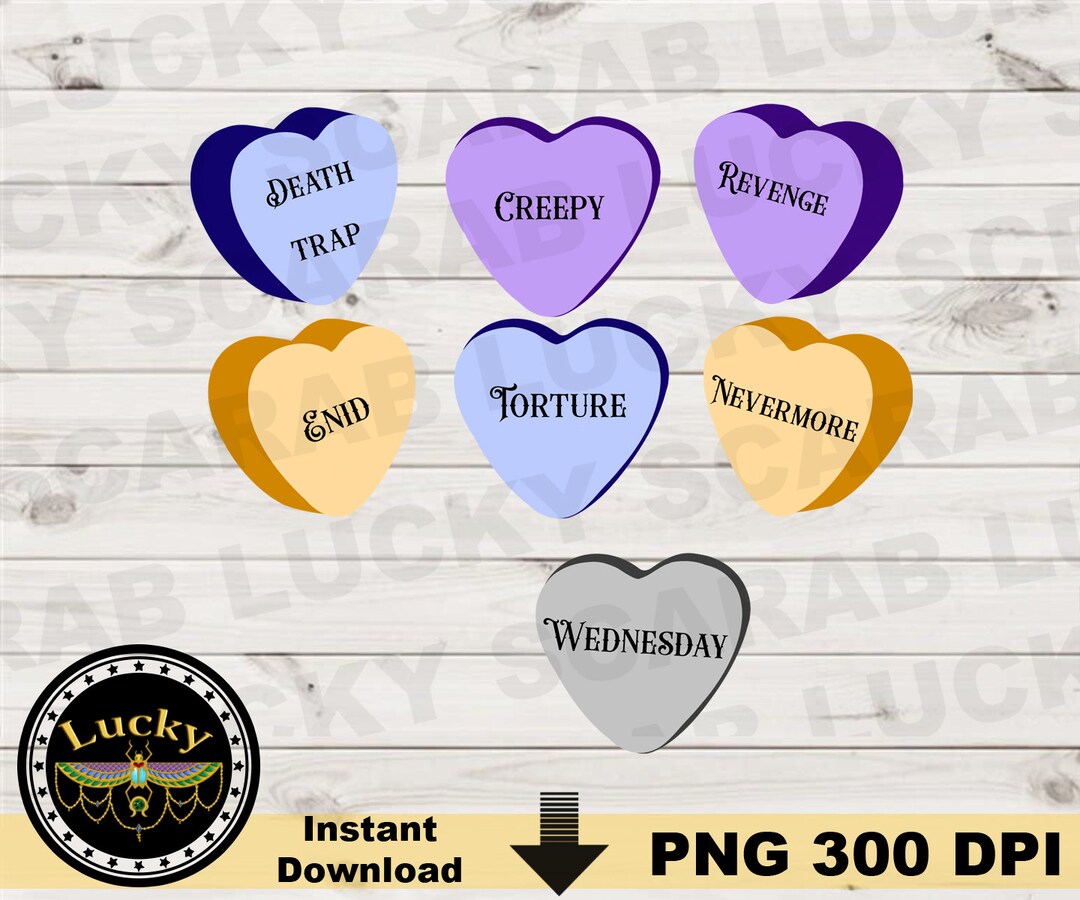 Wednesday Valentines, Wednesday Addams Valentines, Nevermore Valentines ...