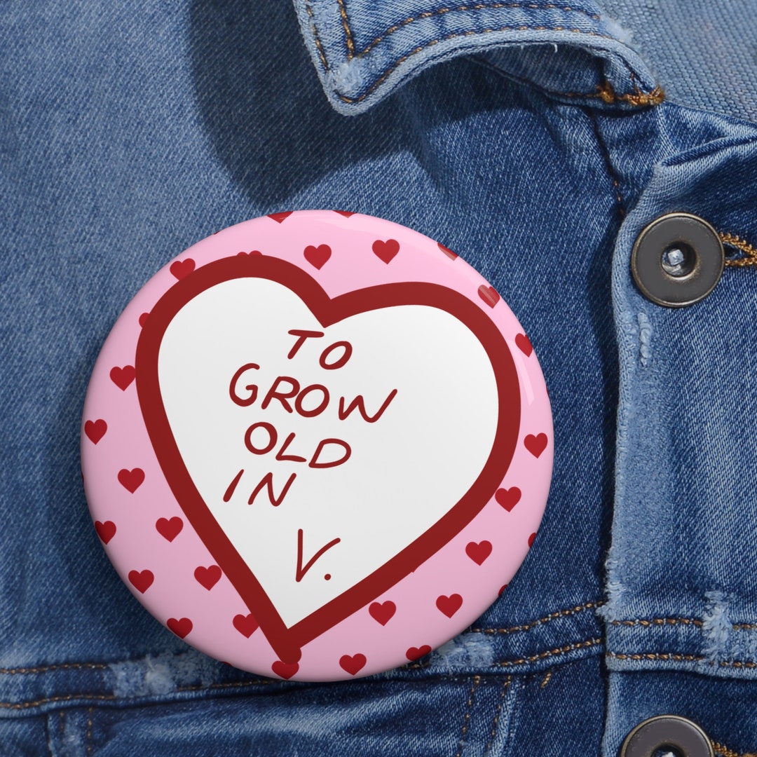 Grow Old in Button V, Wanda Button, Vision Button, Wanda Vision Hearts ...