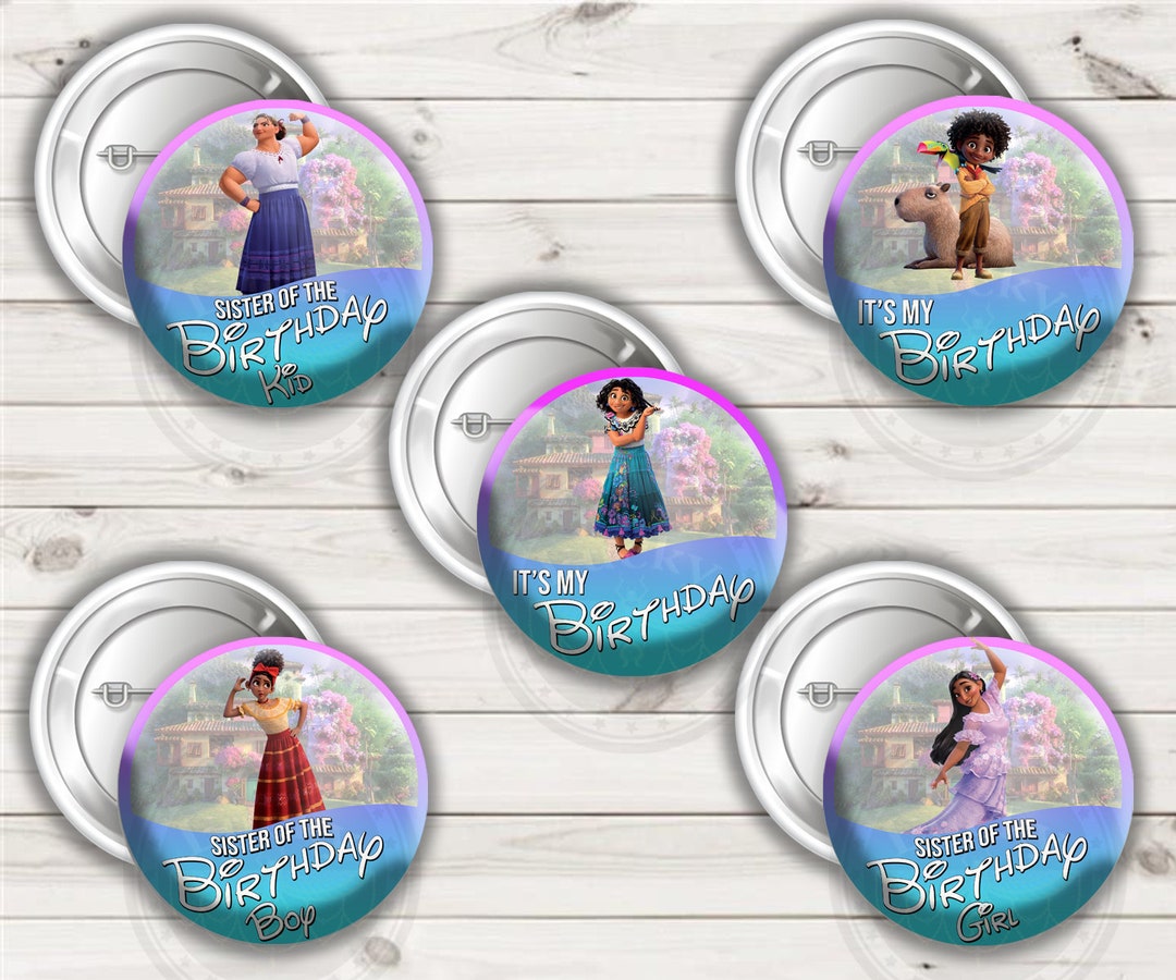 Birthday Button Encanto Birthday Button Maribel Isabela - Etsy