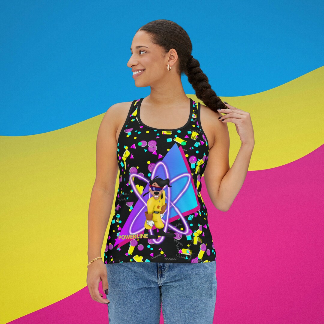 Powerline Max Cute 80s 90s Neon Tank Top, Park Bound, Powerline Pop ...