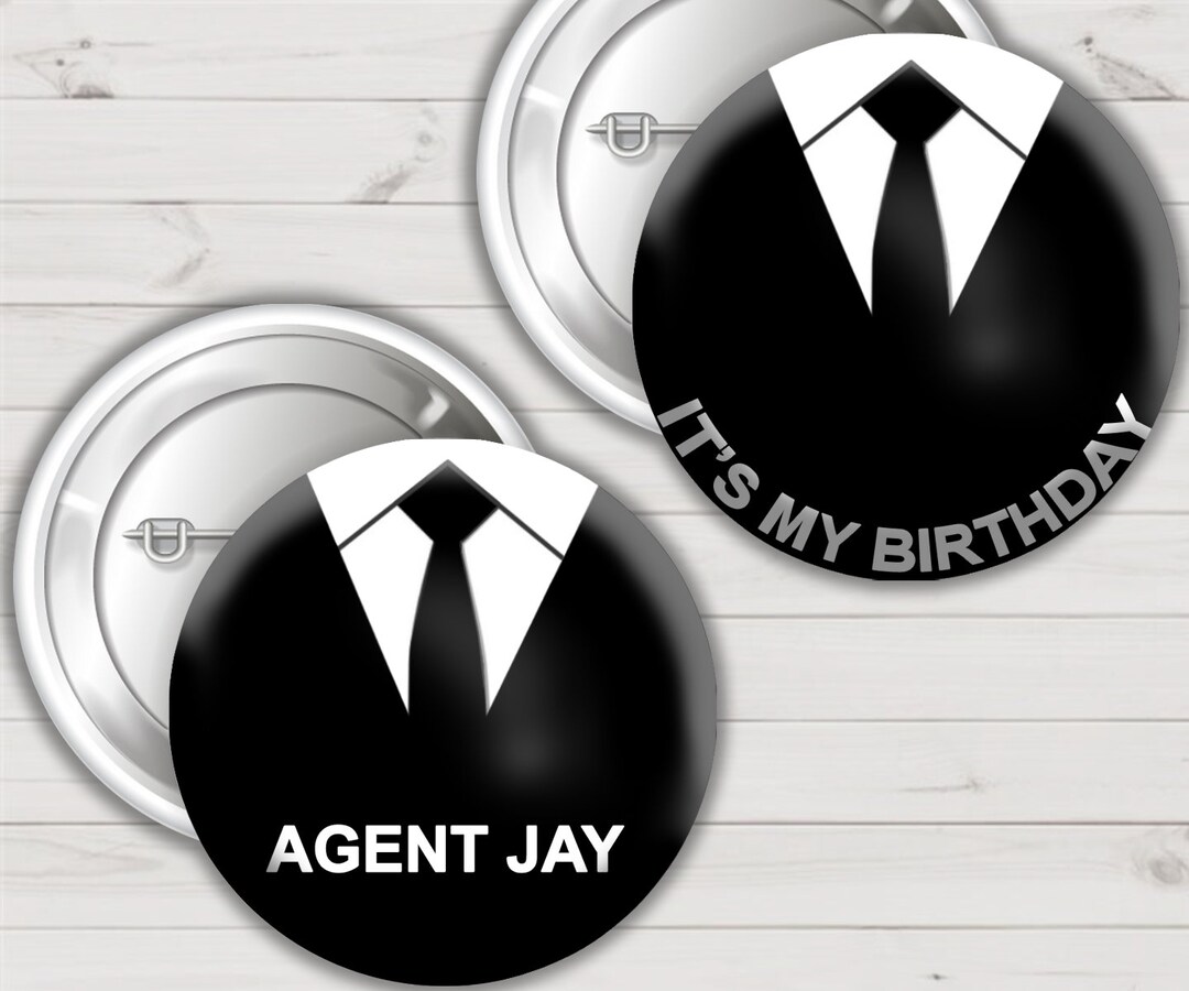 Custom MIB Birthday Buttons, Alien Button, First Trip, Anniversary ...