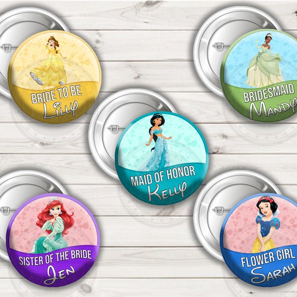 Princess Ariel Buttons - Etsy