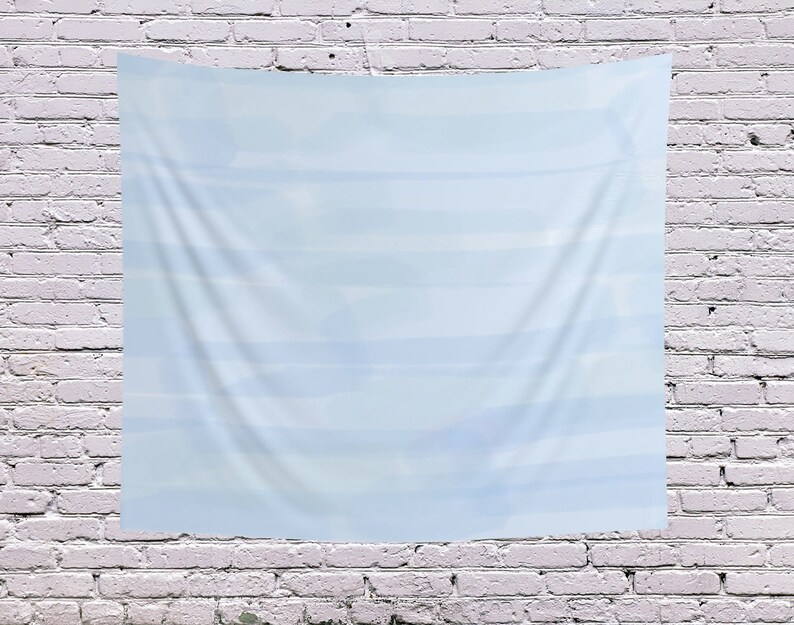 Baby Blue Tapestry - Baby Blue Wall Tapestry - Baby Blue Wall Hanging ...