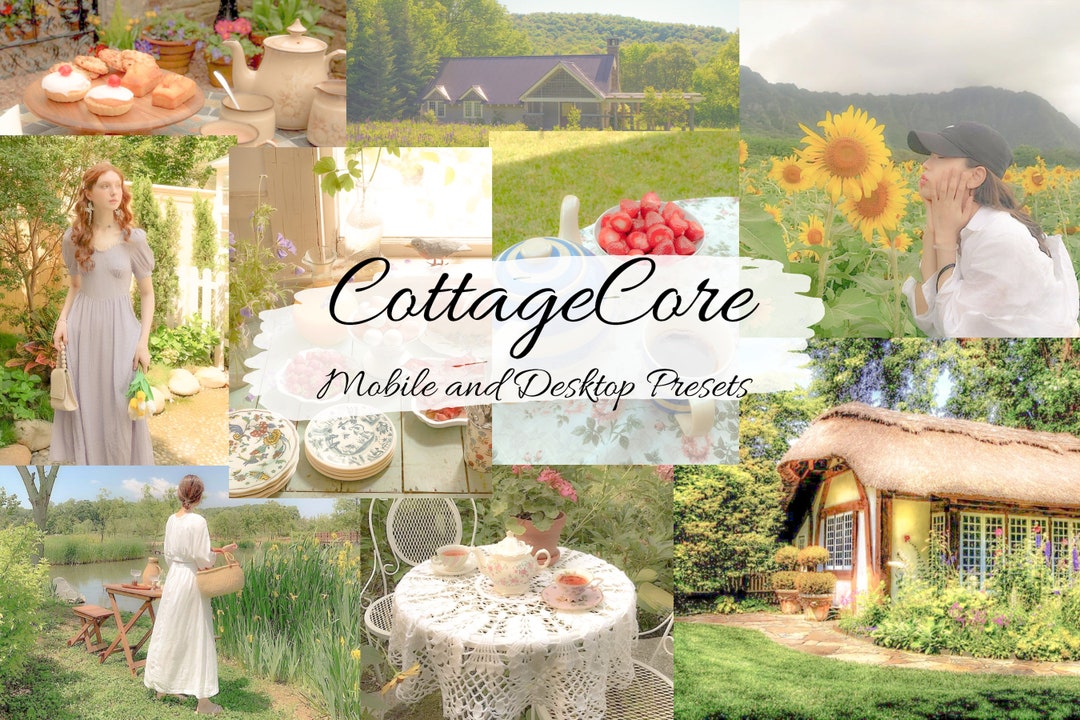 5 Mobile LIGHTROOM Presets, Cottagecore Lifestyle Preset-desktop ...