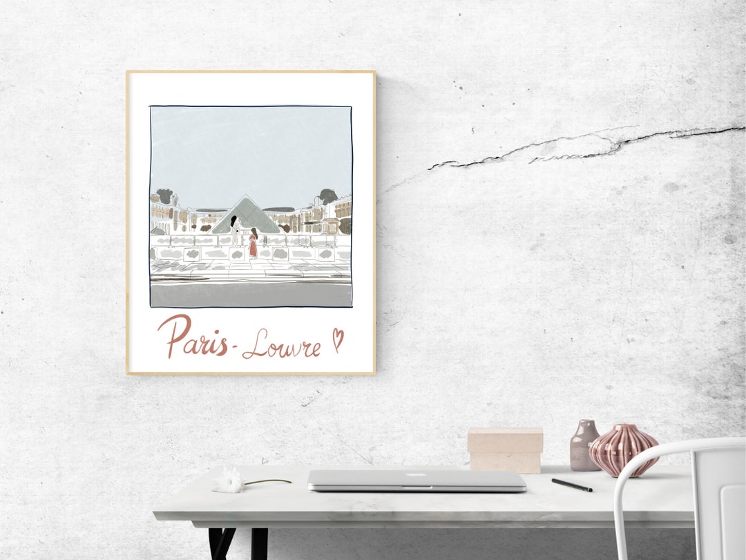 Custom Special Place Digital Art Illustration, Home, Travel, Wedding ...