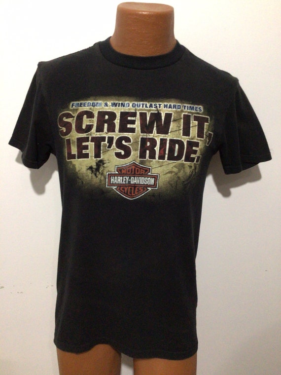 Vintage 2008 Harley Davidson Screw It Lets Ride Salinas - Etsy Canada