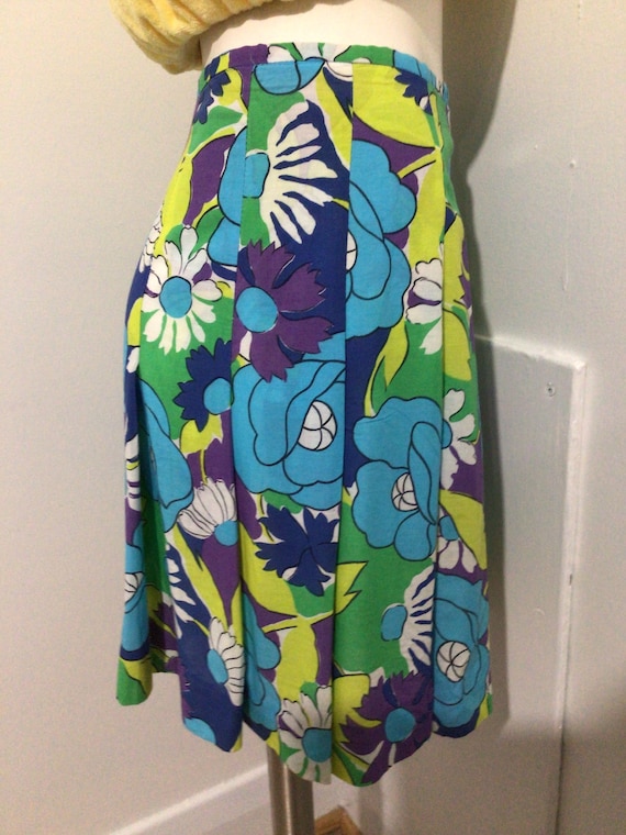 Rare Vintage 60s daniel hechter Paris flower power sk… - Gem